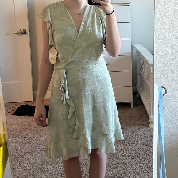 Altar'd State | Dresses | Altard State Green Floral Dress | Poshmark
